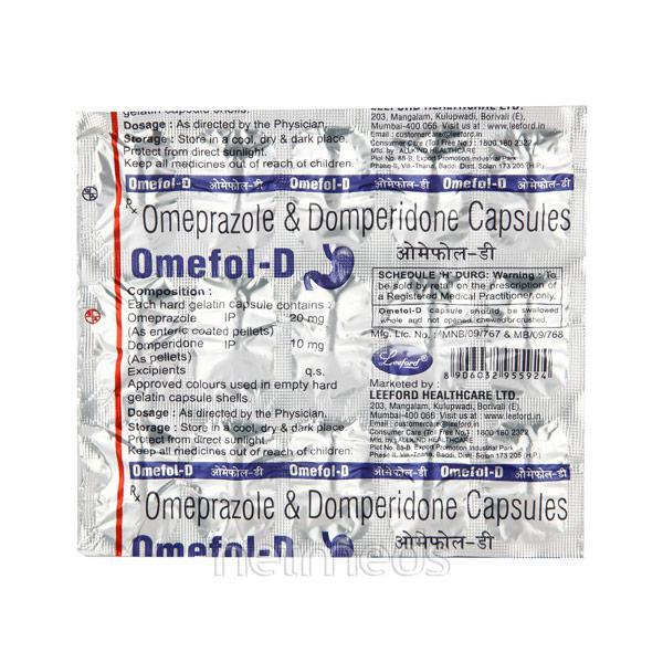 Omefol D 10/20mg Capsule 15'S : Uses, Side Effects, Price | Netmeds