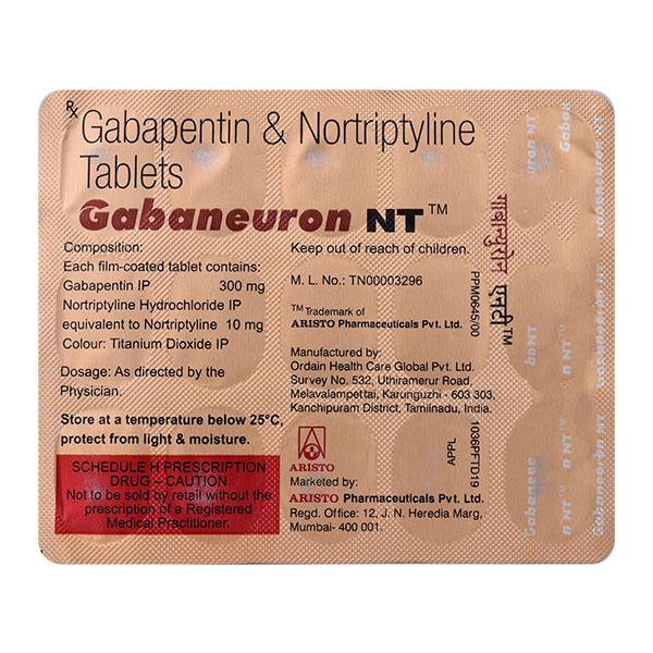 Buy GABANEURON NT Tablet 15's Online at Upto 25% OFF | Netmeds