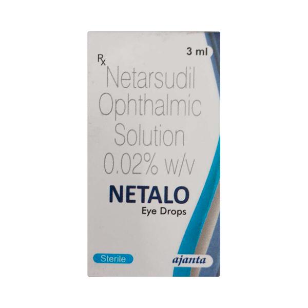 NETALO Eye Drops 3ml Price, Uses, Side effects, Substitutes | Netmeds