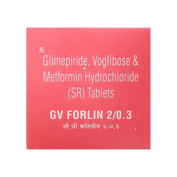 GV FORLIN 2/0.3 Tablet 15's Price, Uses, Side effects, Substitutes ...
