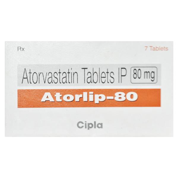 Atorlip 80mg Tablet 7'S : Price, Uses, Side Effects | Netmeds