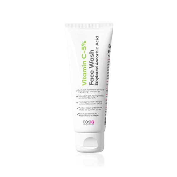 Buy Cos-IQ Vitamin C-5% Brightening and Glow Face Wash Suitable for all ...