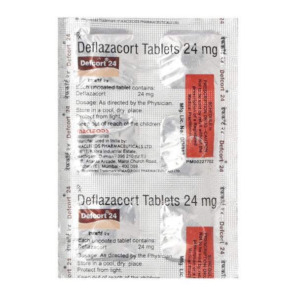 Buy Defcort 24mg Tablet 6'S Online at Upto 25% OFF | Netmeds