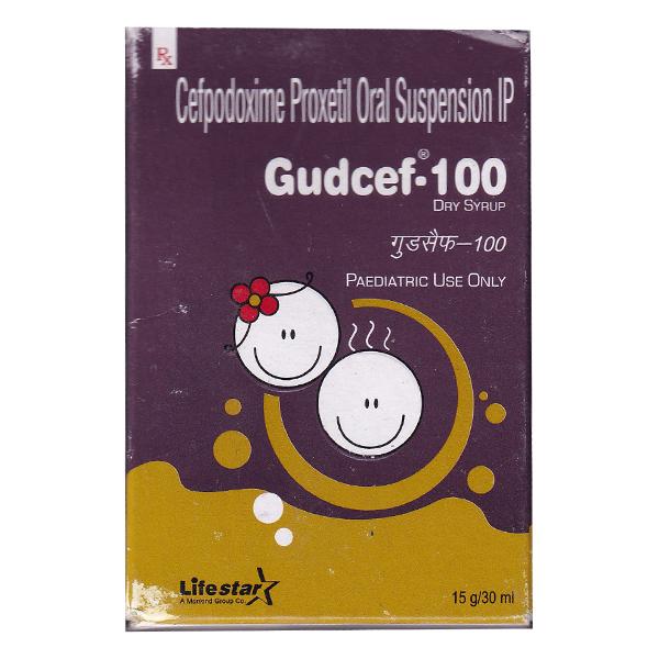 Gudcef 100mg Dry Syrup 30ml : Price, Uses, Side Effects | Netmeds