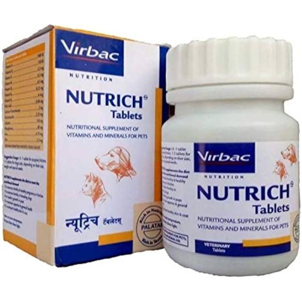 Virbac Nutrich Tablets 60's Online at Discounted Price | Netmeds