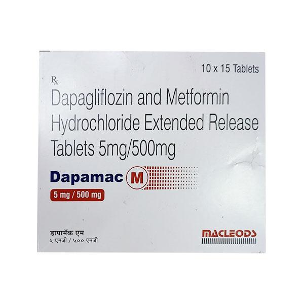 DAPAMAC M 5/500mg Tablet 15's : Price, Uses, Side Effects | Netmeds