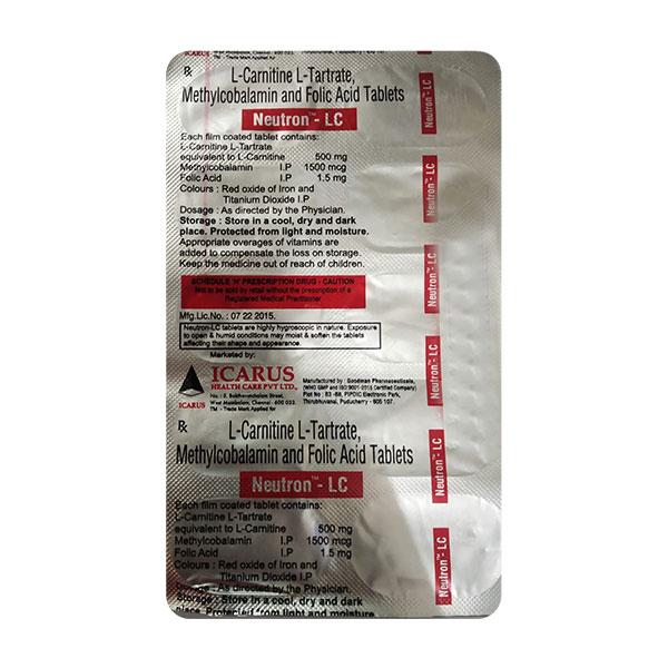 Buy Neutron Lc Tablet 10's Online at Upto 25% OFF | Netmeds