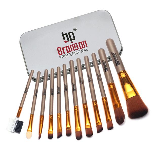 Buy Bronson Professional Mini Makeup Brushes (Pack of 12) 1's Online at ...