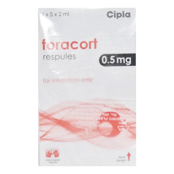 Buy Foracort 0.5mg Respule 5X2ml Online at Upto 25% OFF | Netmeds