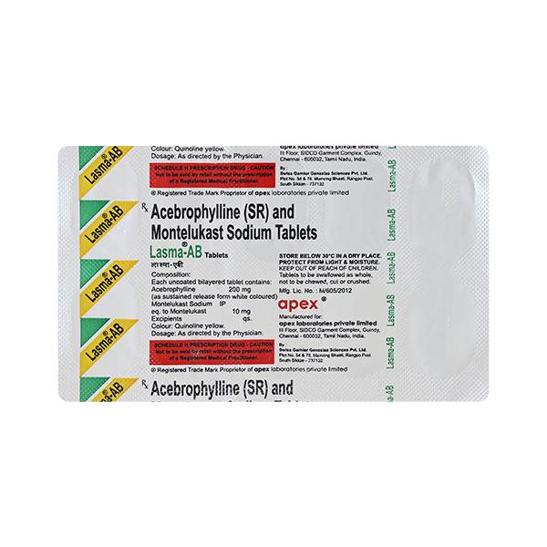 Lasma AB Tablet 10'S : Uses, Side Effects, Price | Netmeds