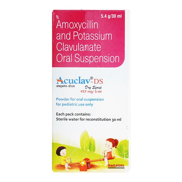 Acuclav DS Dry Syrup 30ml Price, Uses, Side effects, Substitutes | Netmeds
