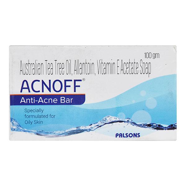 Acnoff Anti Acne Bar 100gm Price, Uses, Side effects, Substitutes | Netmeds