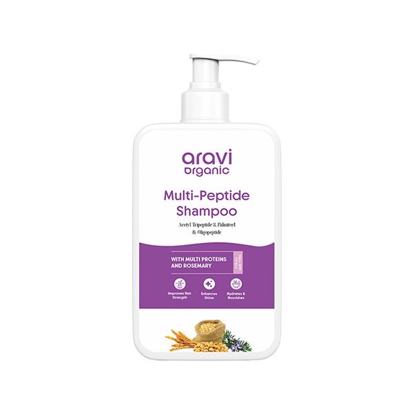 Buy Aravi Organic Multi Peptide Hairfall Shampoo - Acetyl Tripeptide 3 ...