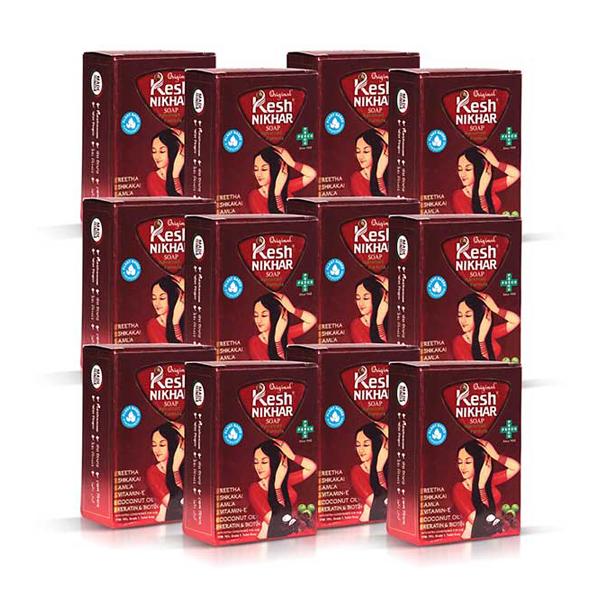 Buy Kesh Nikhar Soap (Pack of 12 x 125 gm) 1's Online at Best Price - Soaps