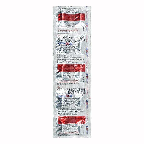 Ceftas CV 200mg Tablet 10'S : Price, Uses, Side Effects | Netmeds