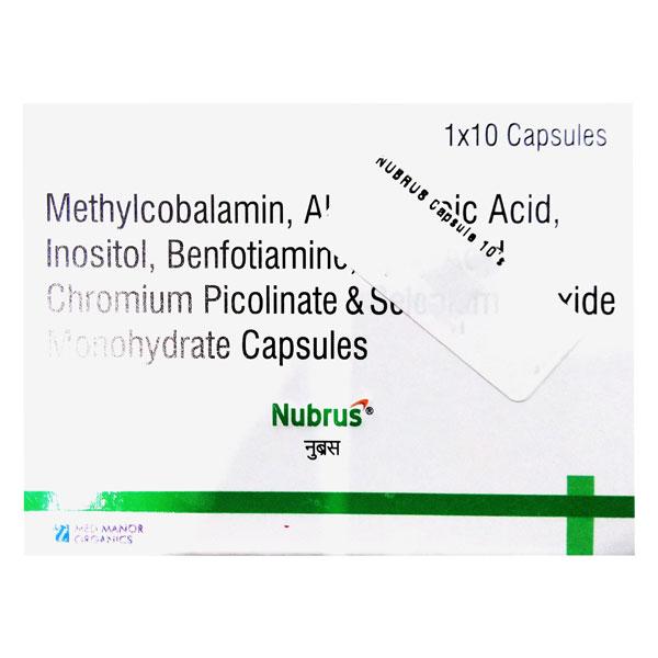 Buy NUBRUS Capsule 10's Online at Upto 25% OFF | Netmeds
