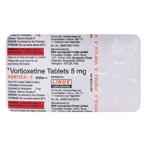 VORTICA 5 Tablet 10's : Price, Uses, Side Effects | Netmeds