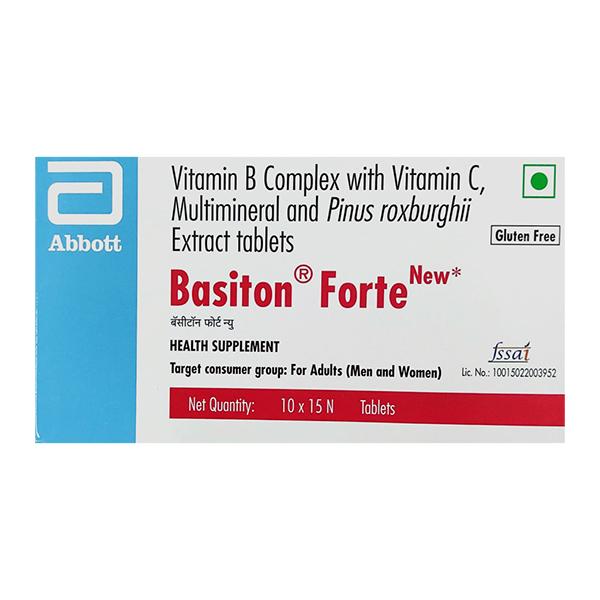 BASITON FORTE NEW GLUTEN FREE Tablet 15's Price, Uses, Side effects ...