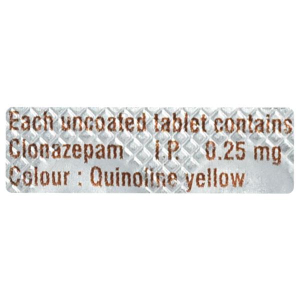 CNZEP 0.25mg Tablet 10's - Price, Uses, Side Effects, and Substitutes ...