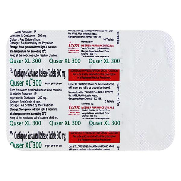 Buy Quser XL 300mg Tablet 10'S Online at Upto 25% OFF | Netmeds