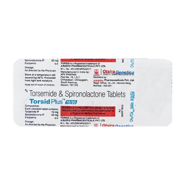 Torsid Plus 50/10mg Tablet 10 Price, Uses, Side effects, Substitutes ...