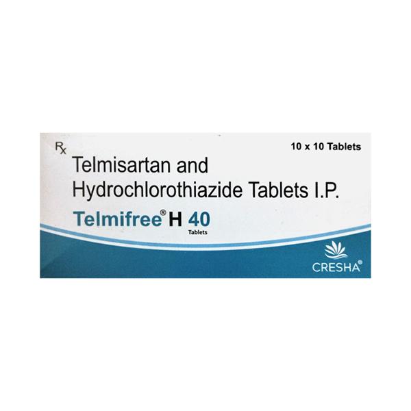 Buy TELMIFREE H 40 Tablet 10's Online at Upto 25% OFF | Netmeds