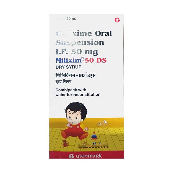 Milixim 50 DS Dry Syrup 30ml : Uses, Side Effects, Price | Netmeds