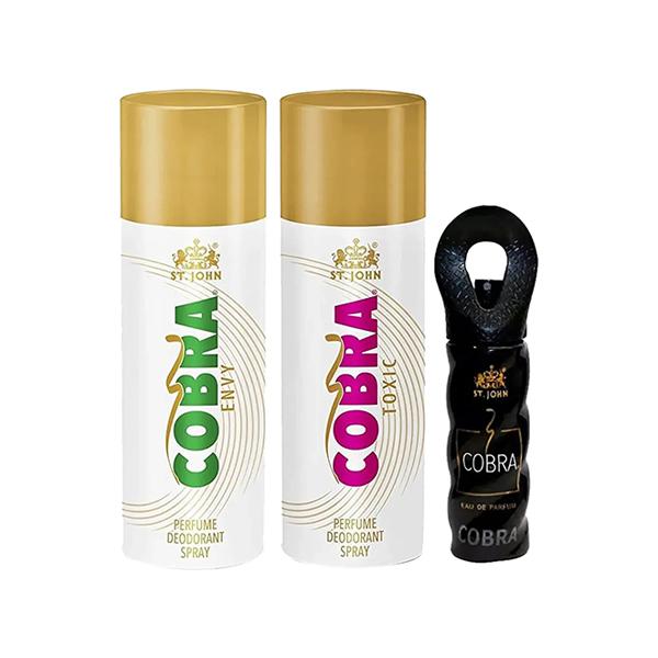 Buy St. John Cobra Envy Deodorant Spray 150 ml + Cobra Toxic Deodorant ...