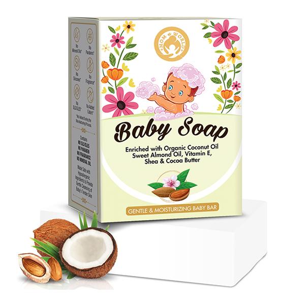 Buy Mom & World Baby Soap 125 gm Online at Best Price - Baby Skin Care