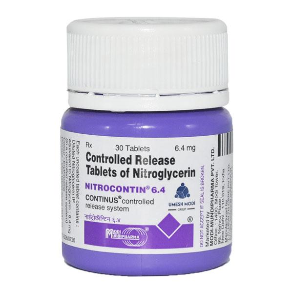 Nitrocontin 6.4mg Tablet 30'S - Buy Medicines online at Best Price from ...