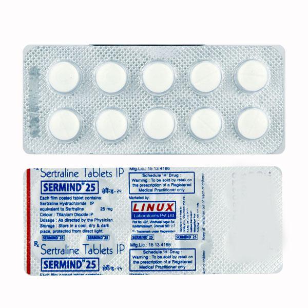 Sermind 25mg Tablet 10'S : Price, Uses, Side Effects | Netmeds