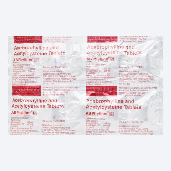 AB Phylline N Tablet 10'S Price, Uses, Side effects, Substitutes | Netmeds