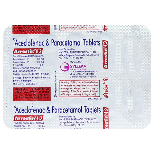 Buy Arrestin P Tablet 10'S Online at Upto 25% OFF | Netmeds