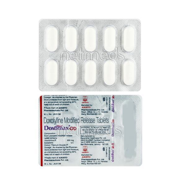 Doxomax OD Tablet 10'S Price, Uses, Side effects, Substitutes | Netmeds