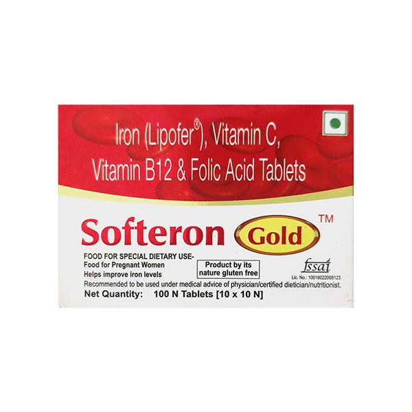 SOFTERON GOLD GLUTEN FREE Tablet 10's Price, Uses, Side effects ...