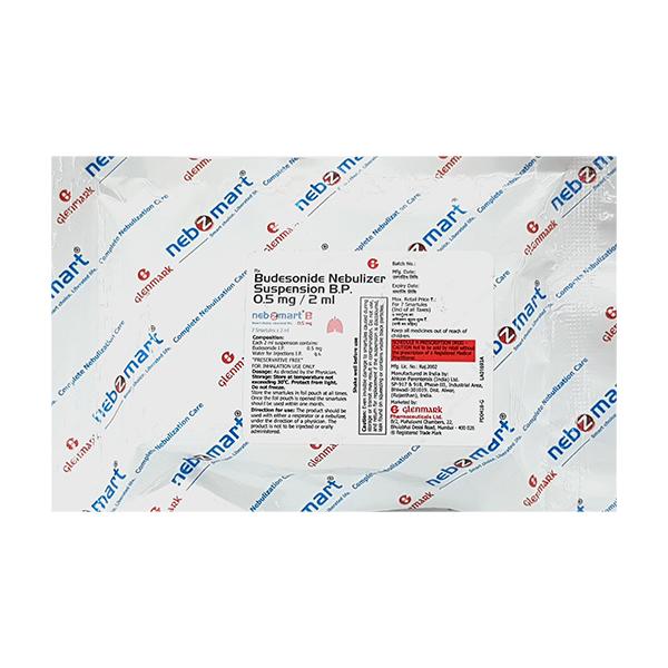 Buy NEBZMART B 0.5mg Smartule 7x2ml Online at Upto 25% OFF | Netmeds