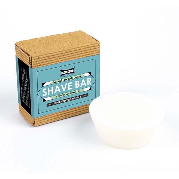 Buy Goli Soda Natural Probiotic Unisex Shave Bar - Peppermint ...