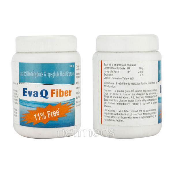 EVA Q Fiber Granules 100gm Price, Uses, Side effects, Substitutes | Netmeds