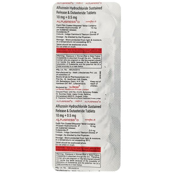 Buy Alfugress D Tablet 10'S Online at Upto 25% OFF | Netmeds