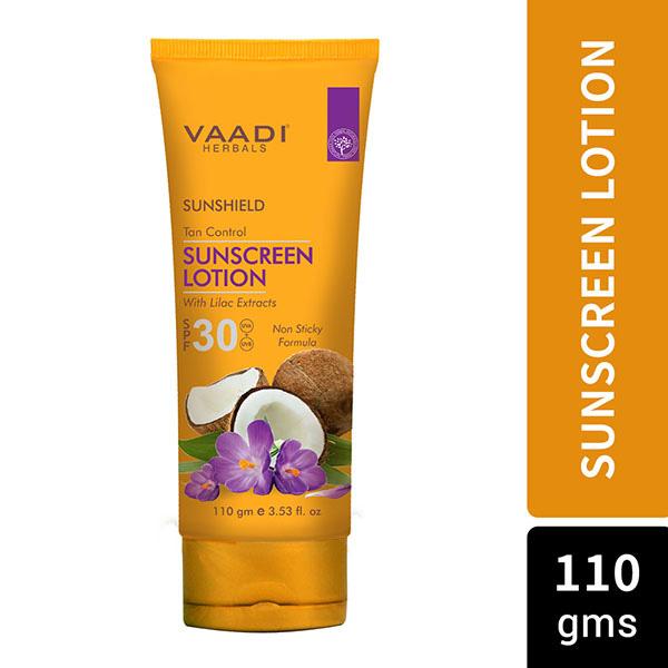Buy Sunscreen Lotion SPF-30 with Lilac Extract 110 ml Online at Best ...