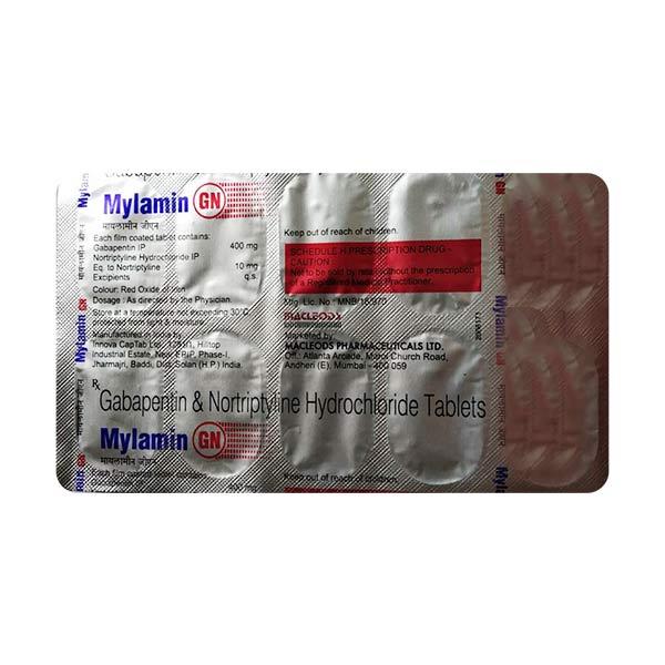 Mylamin GN 400/10mg Tablet 10'S Price, Uses, Side effects, Substitutes ...