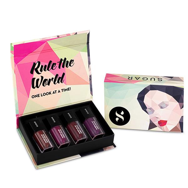 Buy SUGAR Cosmetics Smudge Me Not All Bold Liquid Lipstick Gift Box 220 ...