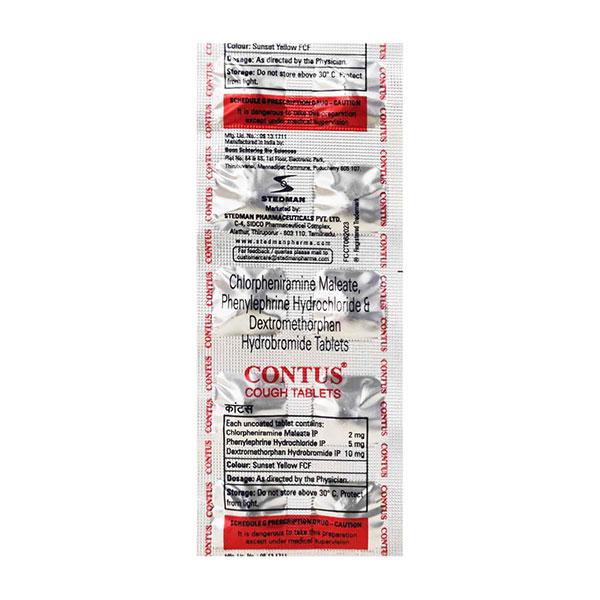 CONTUS COUGH Tablet 10's