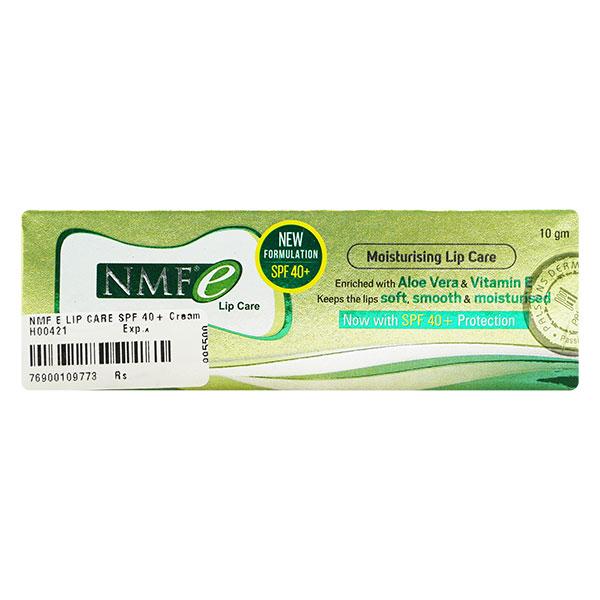 Buy NMF E NEW LIP CARE SPF 40+ Cream 10gm Online at Upto 25% OFF | Netmeds