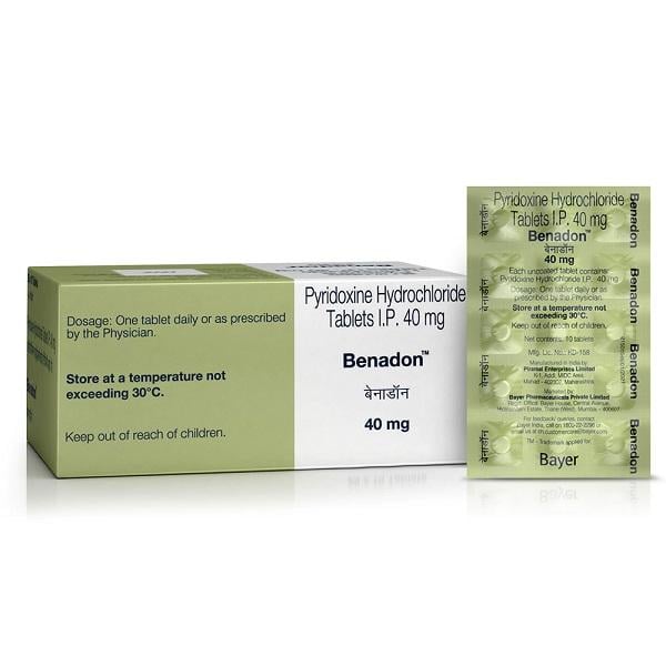 Benadon 40 mg Tablet 10's - Price, Uses, Side Effects | Netmeds