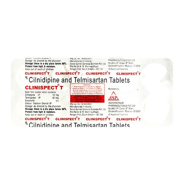 Buy CLINISPECT T Tablet 10's Online at Upto 25% OFF | Netmeds