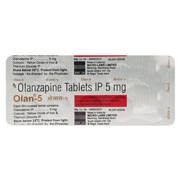 Olan 5mg Tablet 10'S - Buy Medicines online at Best Price from Netmeds.com