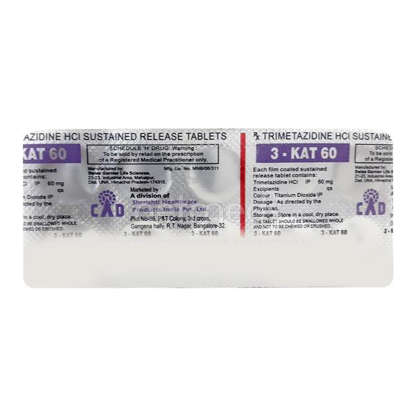 3 Kat 60mg Tablet 10'S - Buy Medicines online at Best Price from ...