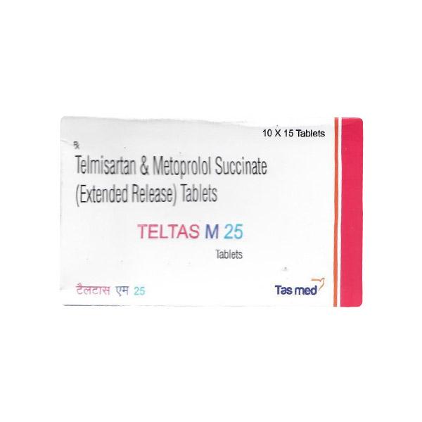 Buy TELTAS M 25 Tablet 15's Online at Upto 25% OFF | Netmeds