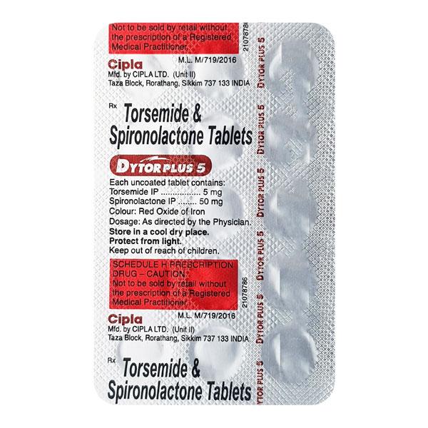 Buy Dytor Plus 5mg Tablet 15'S Online at Upto 25% OFF | Netmeds